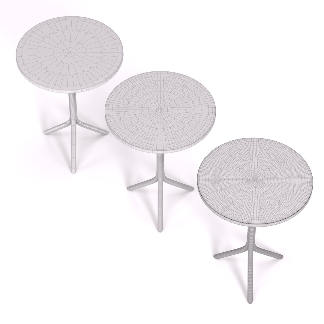 Street Table 01 3D - TurboSquid 2222152