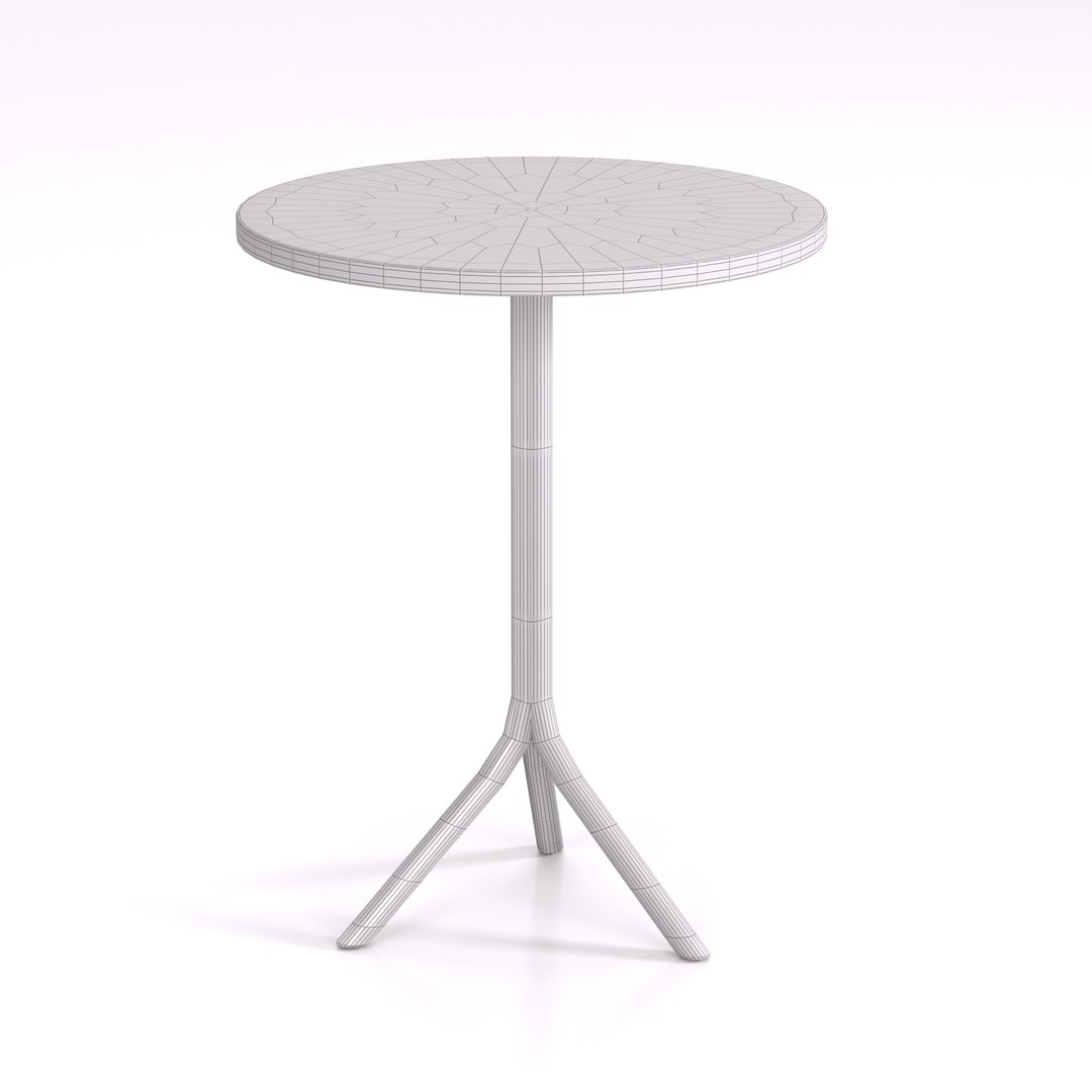 Street Table 01 3D - TurboSquid 2222152