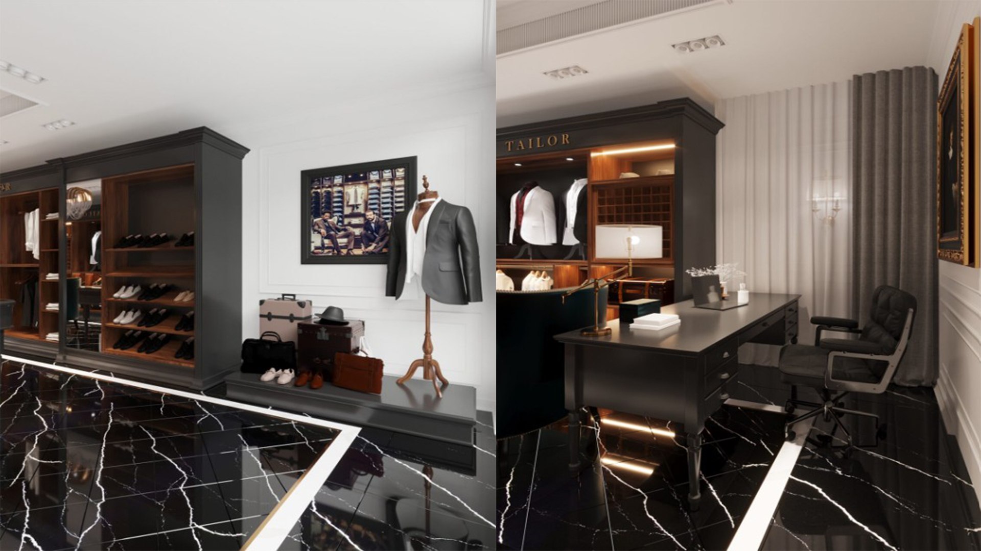 Suit Store Of Sneech 01 - MAX FBX OBJ SKP Simlab Collada Model ...