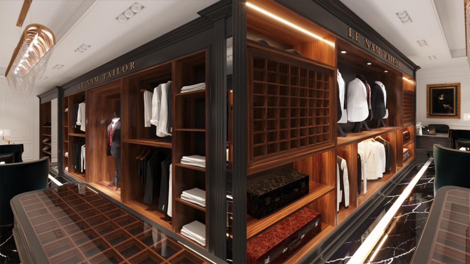 Suit Store Of Sneech 01 - MAX FBX OBJ SKP Simlab Collada Model ...