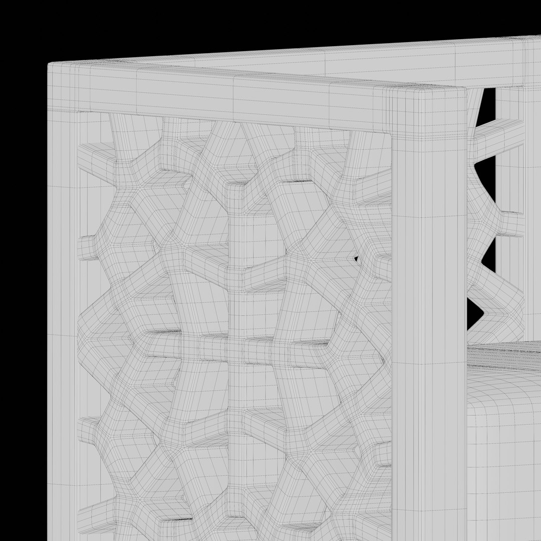 Geometric Pattern Sofa 3D Model - TurboSquid 1742287