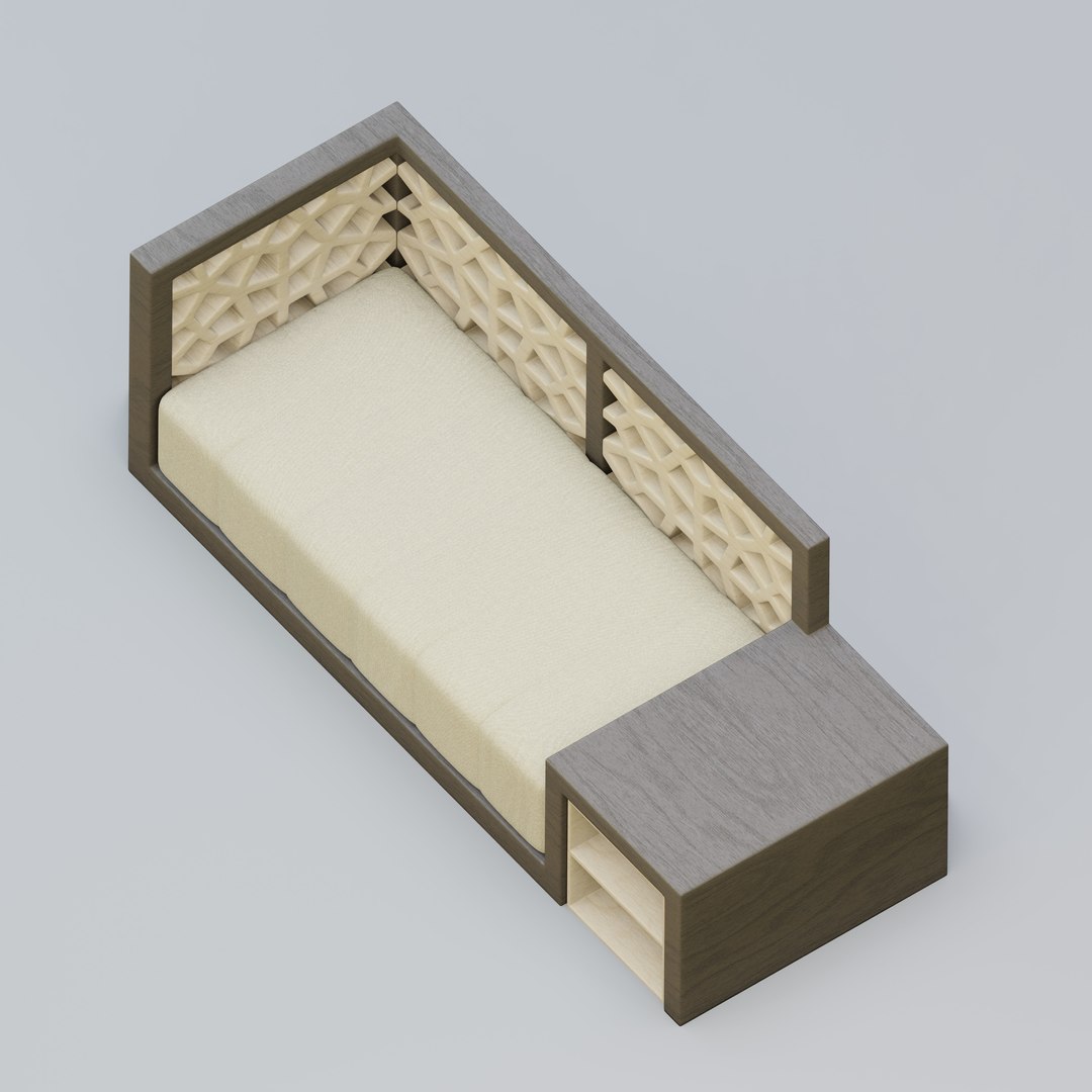 Geometric Pattern Sofa 3D Model - TurboSquid 1742287