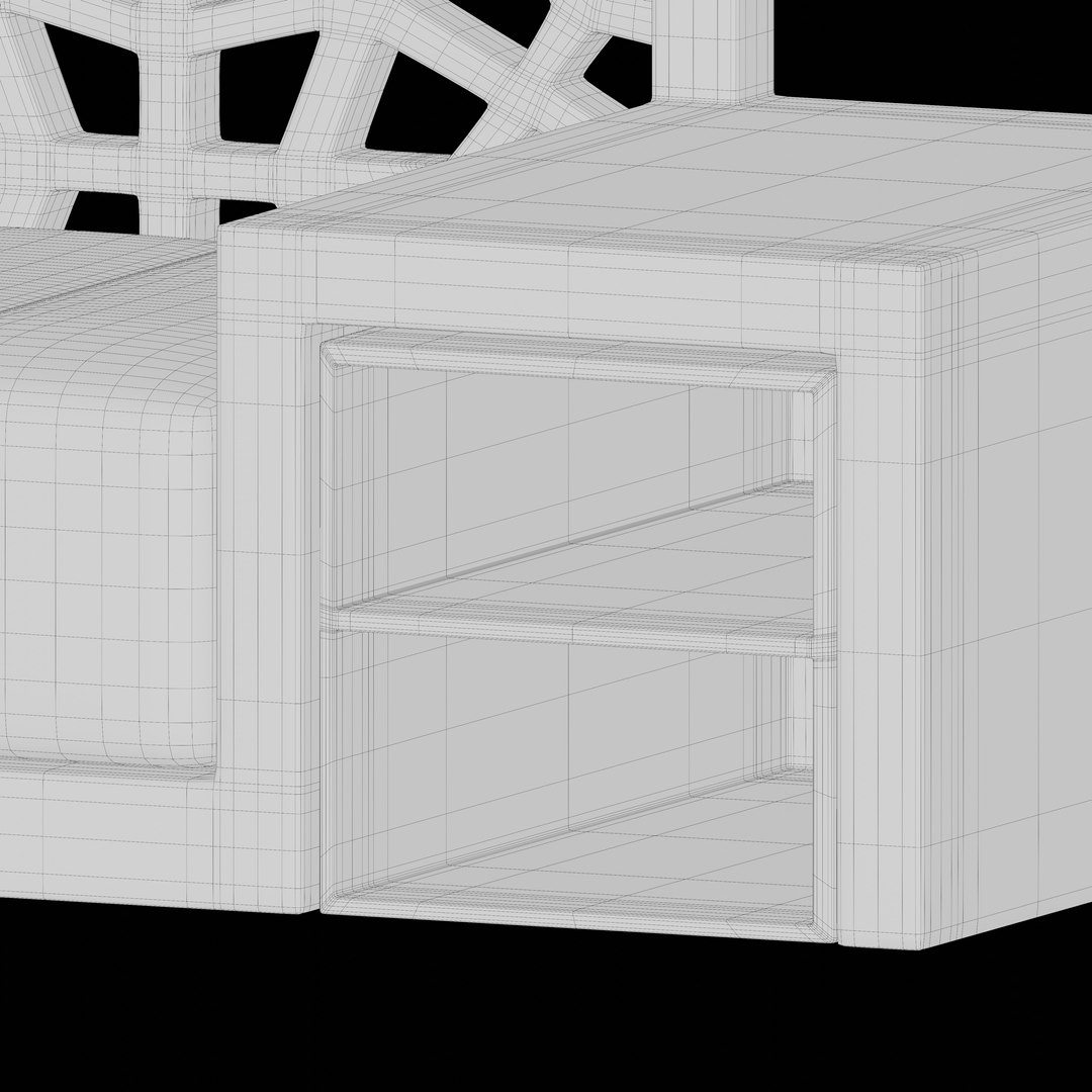 Geometric Pattern Sofa 3D Model - TurboSquid 1742287