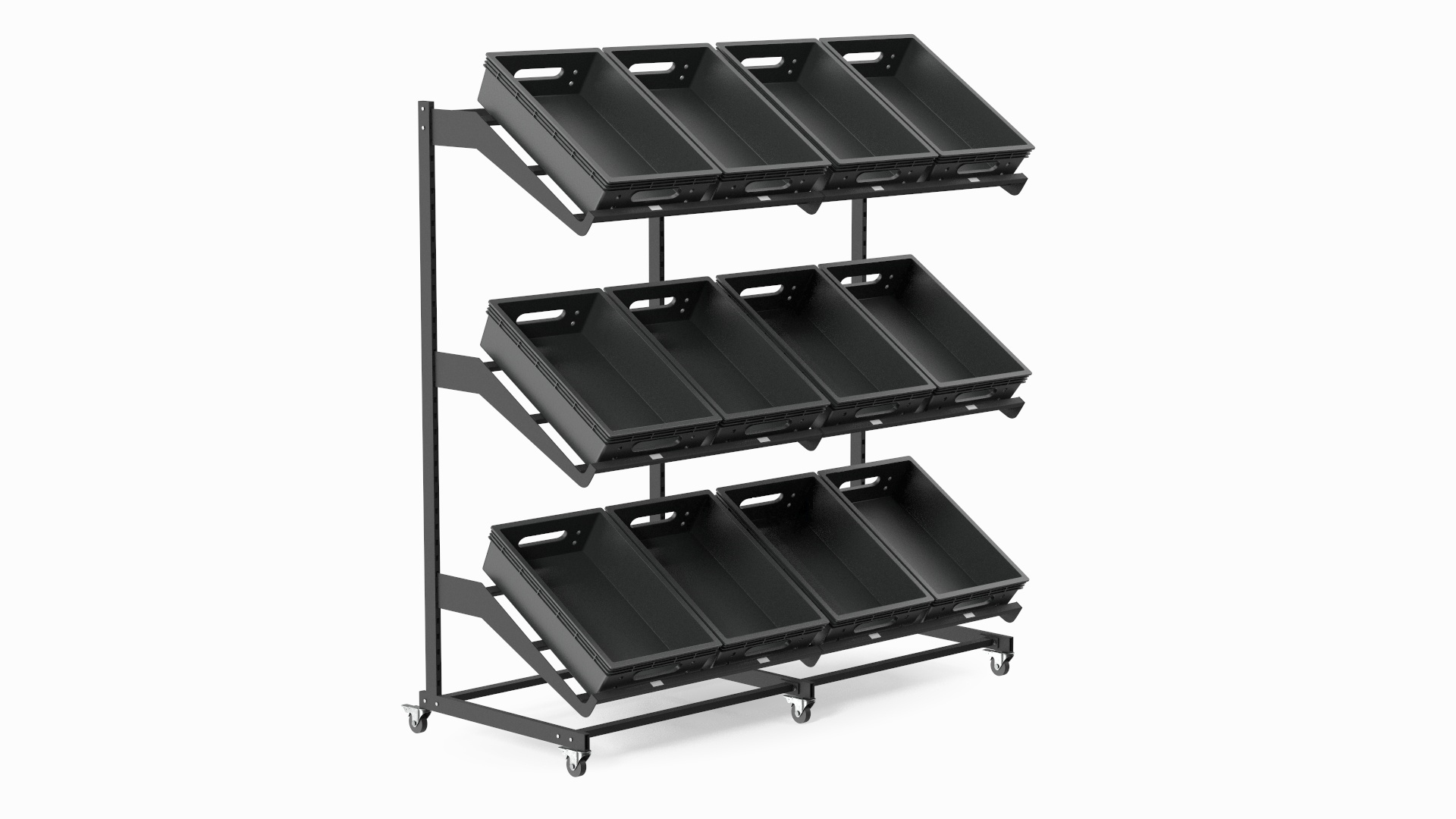 Vegetable And Fruit Display Rack 3D Model - TurboSquid 2198708