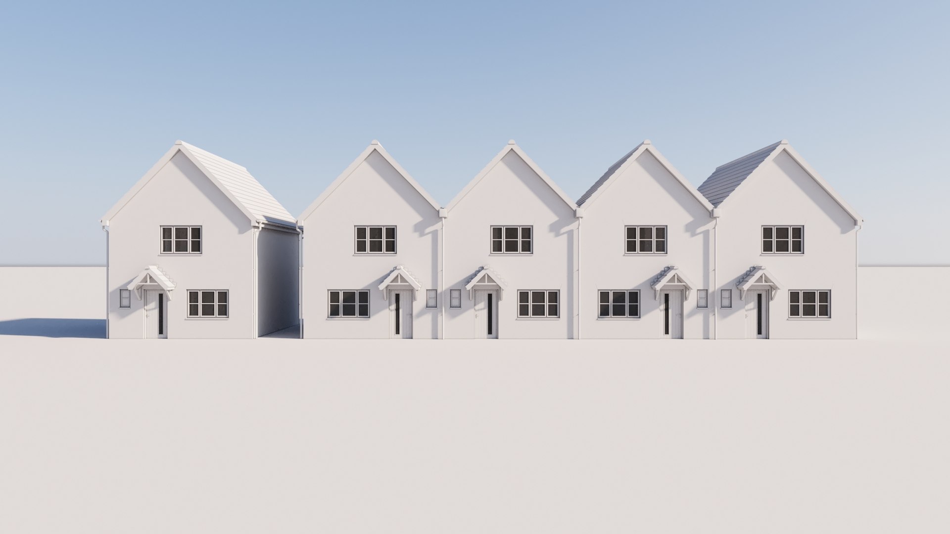 Sawston Houses Collection1 Model - TurboSquid 1846987