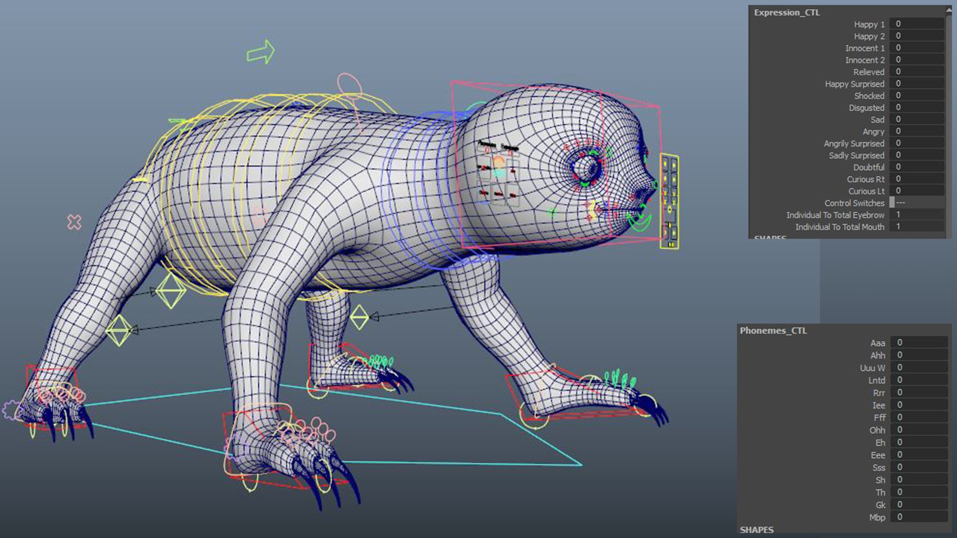 Sloth FUR ANIMATED 3D Model - TurboSquid 1986553