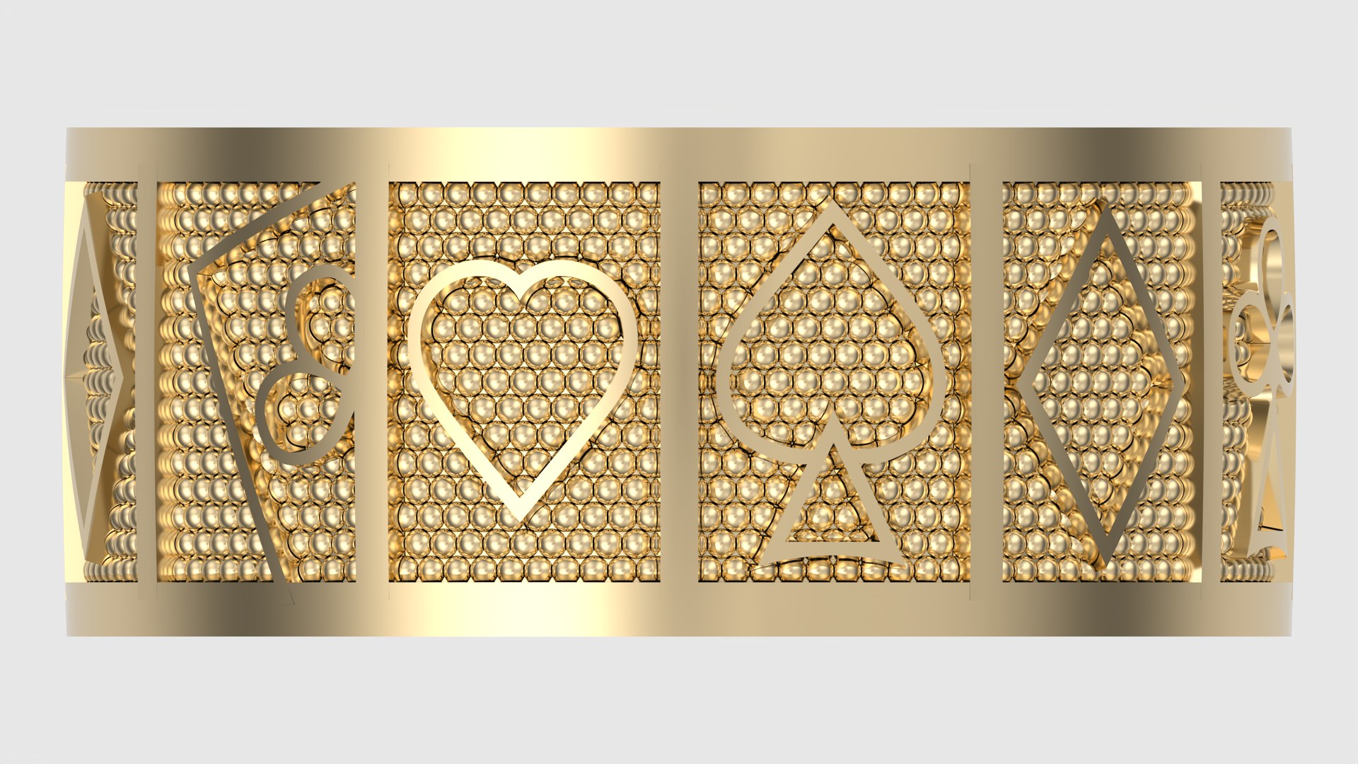 3D Poker Card Suit Ring JDBCo - TurboSquid 2341486