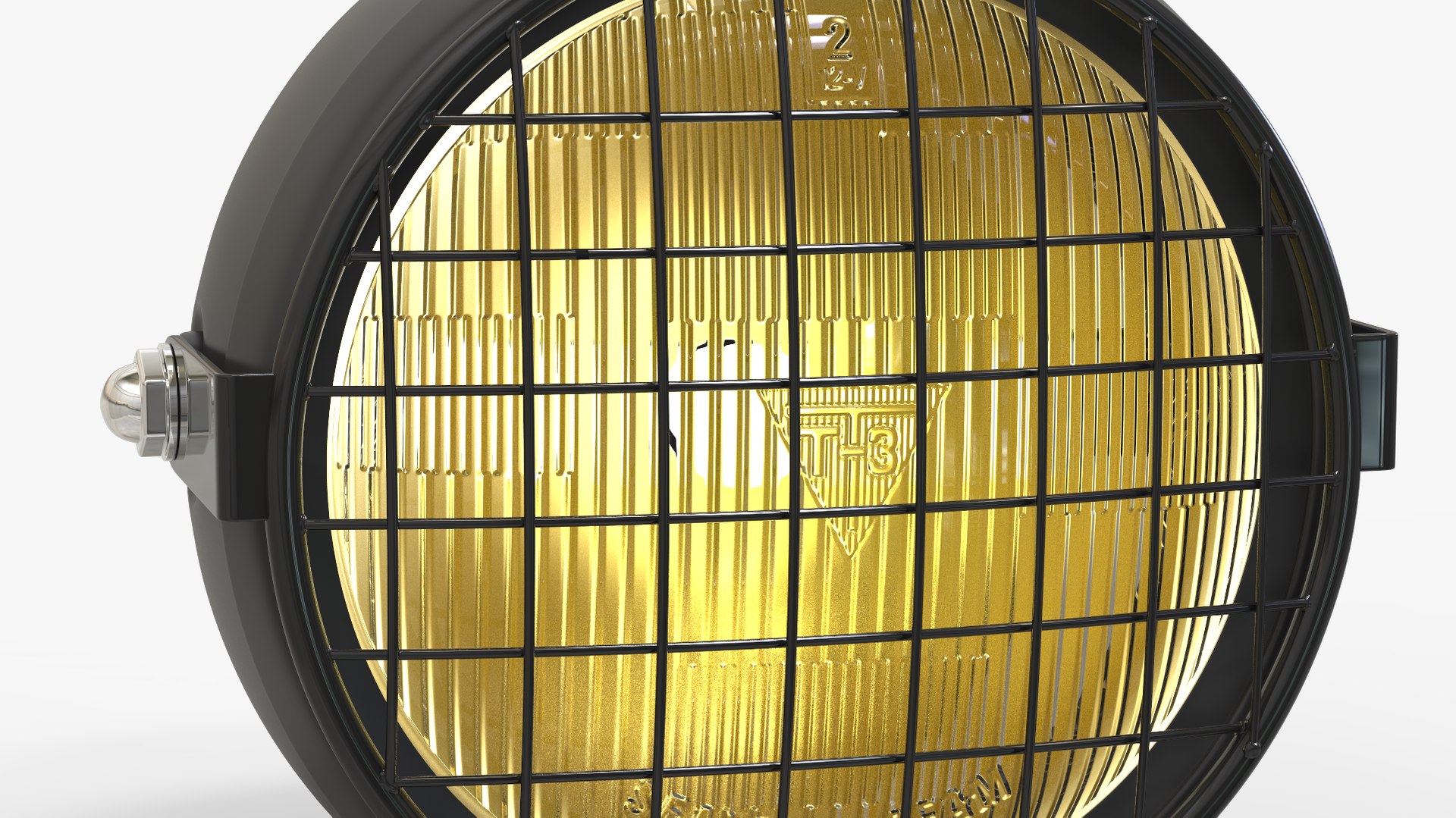 3D Headlight With Grid V2 - TurboSquid 2072345