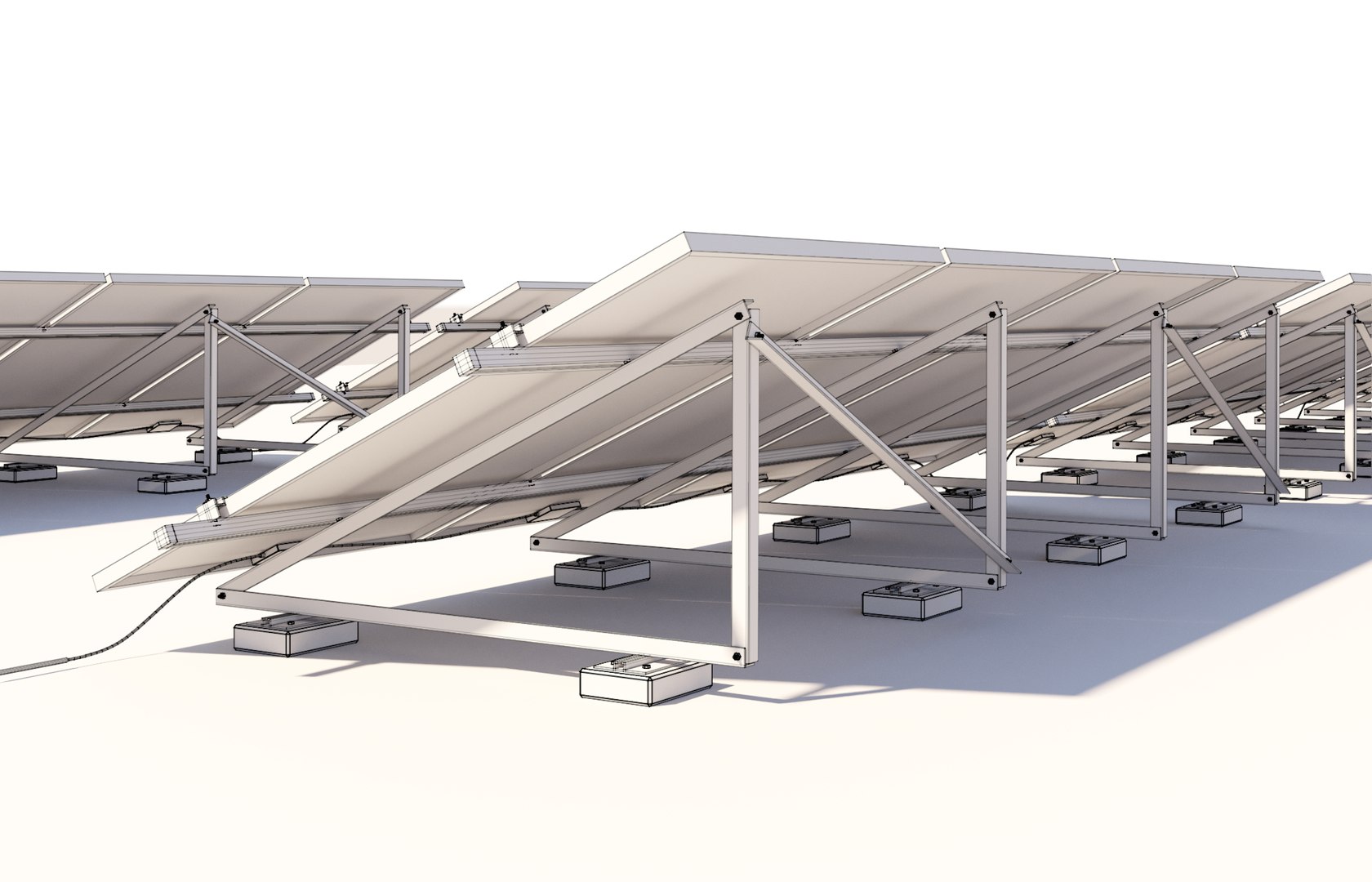 Solar Panels 3D Model - TurboSquid 1975461