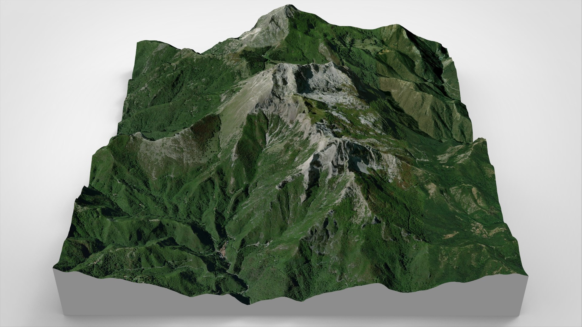 Mountain Landscape Pania Della Croce Italy 3D Model - TurboSquid 2378456