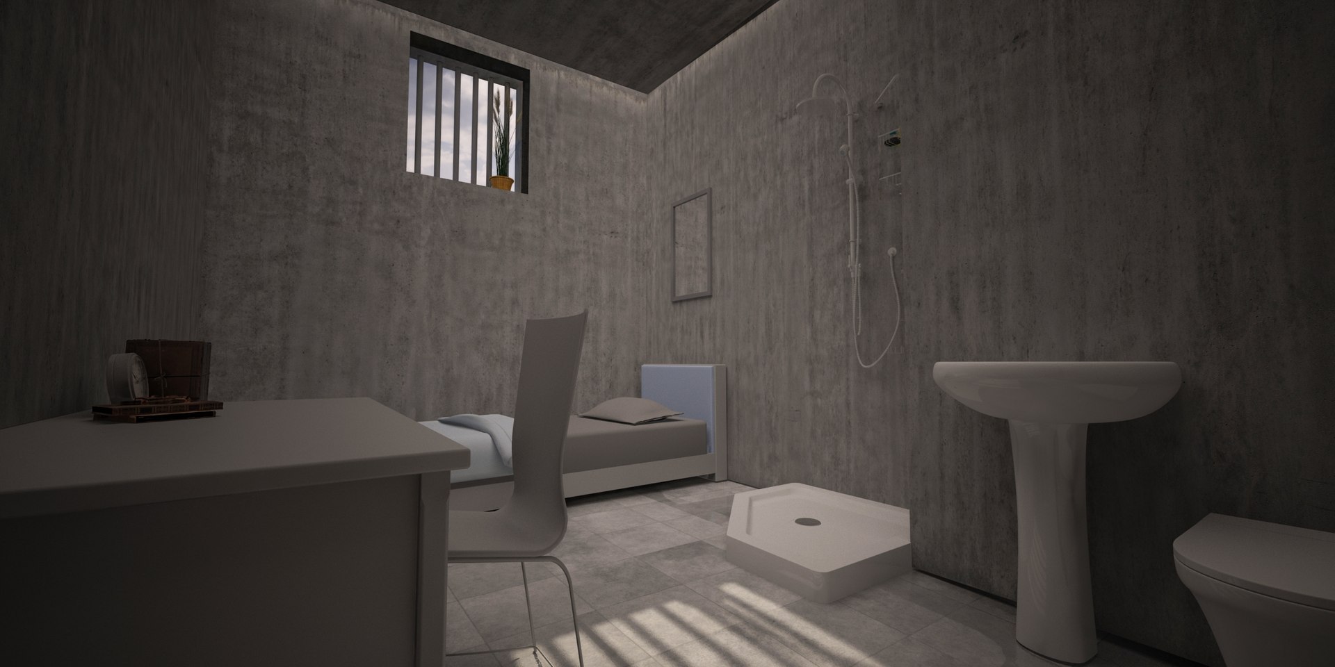 3D Prison Cell - TurboSquid 1327612
