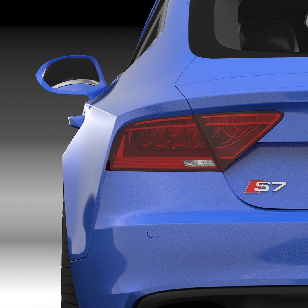 audi s7 3d model
