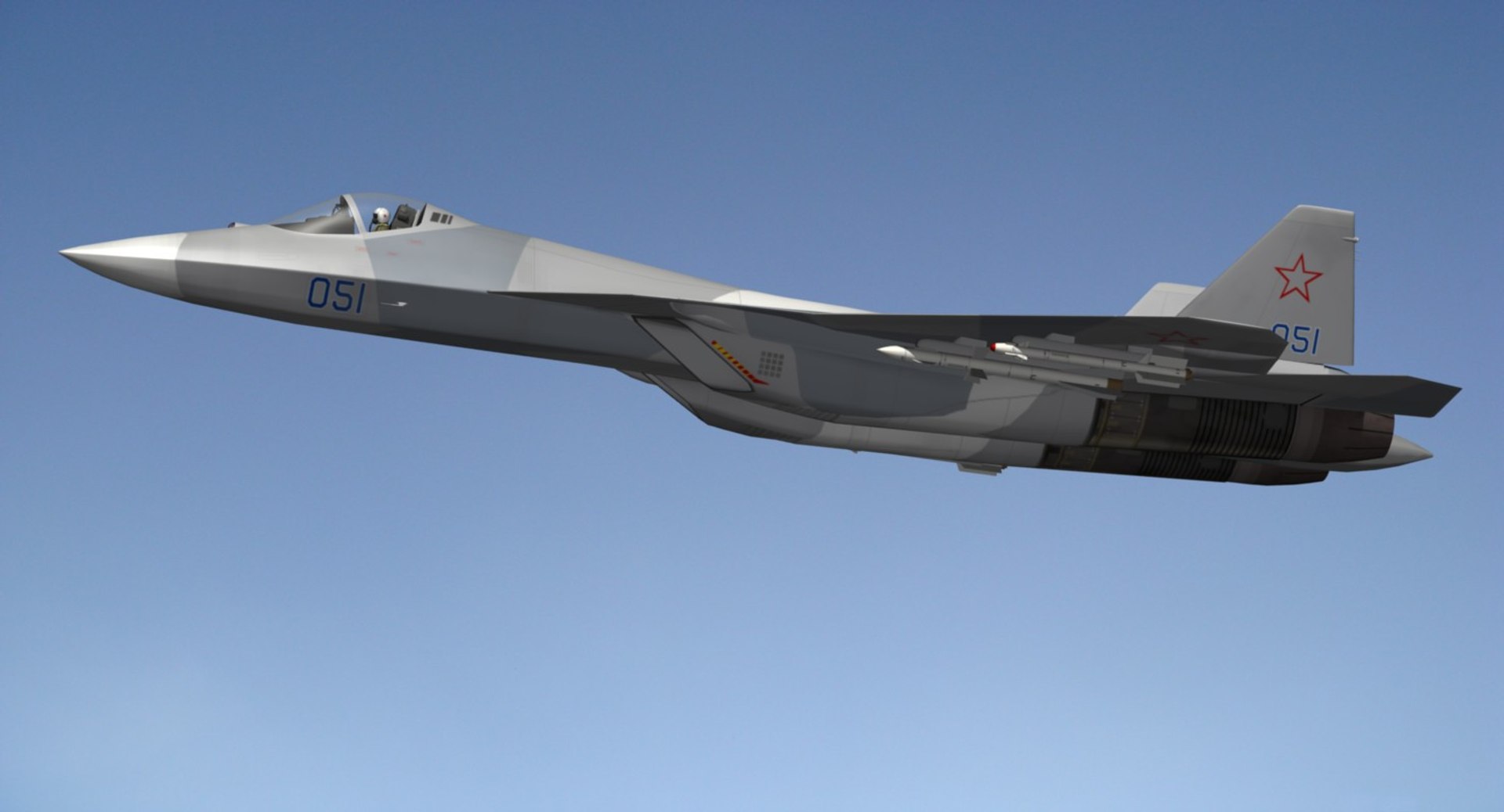 Sukhoi Pak-fa 3D - TurboSquid 1346858