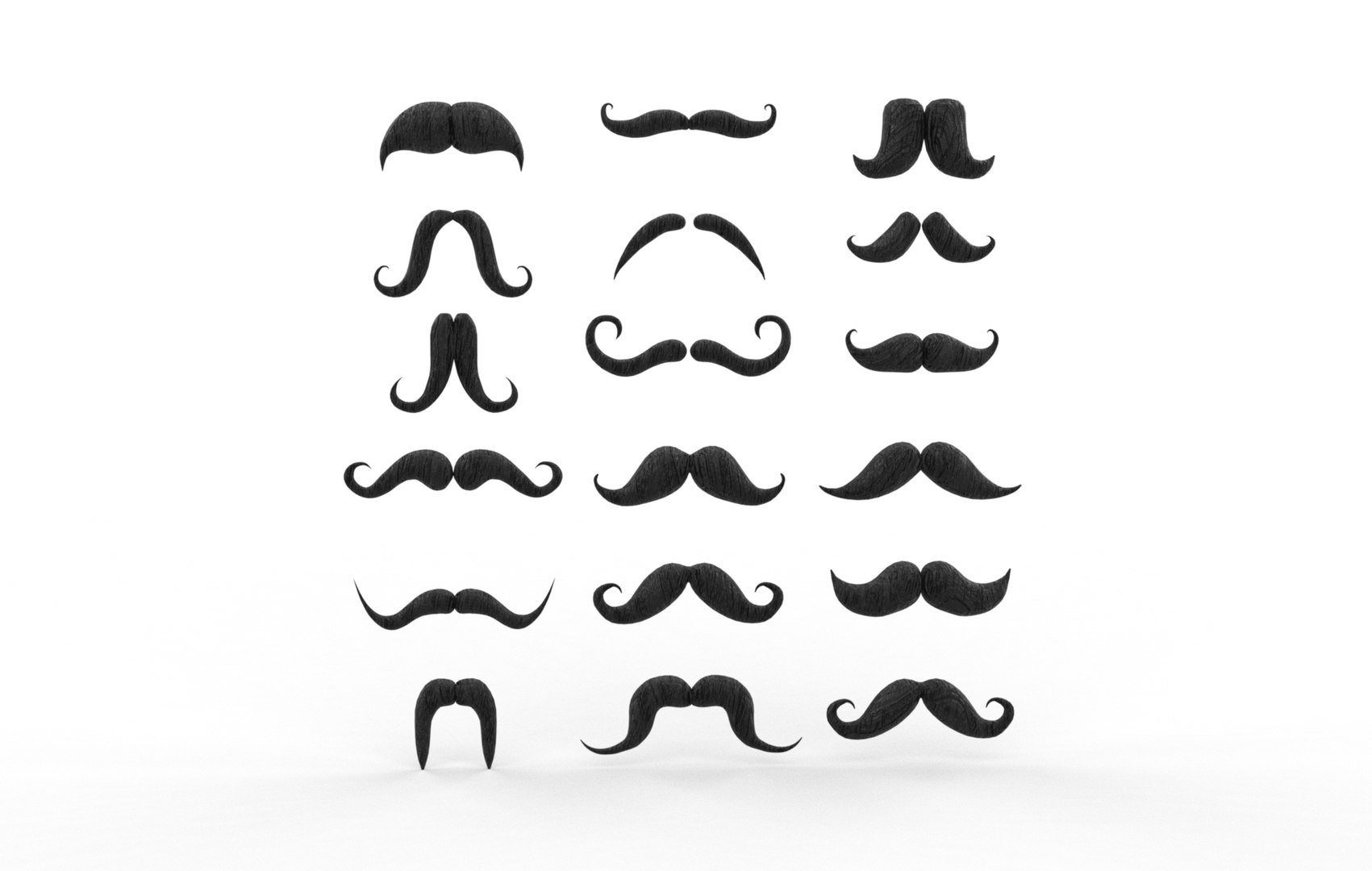 3D Moustache 3D Model Model - TurboSquid 2347951