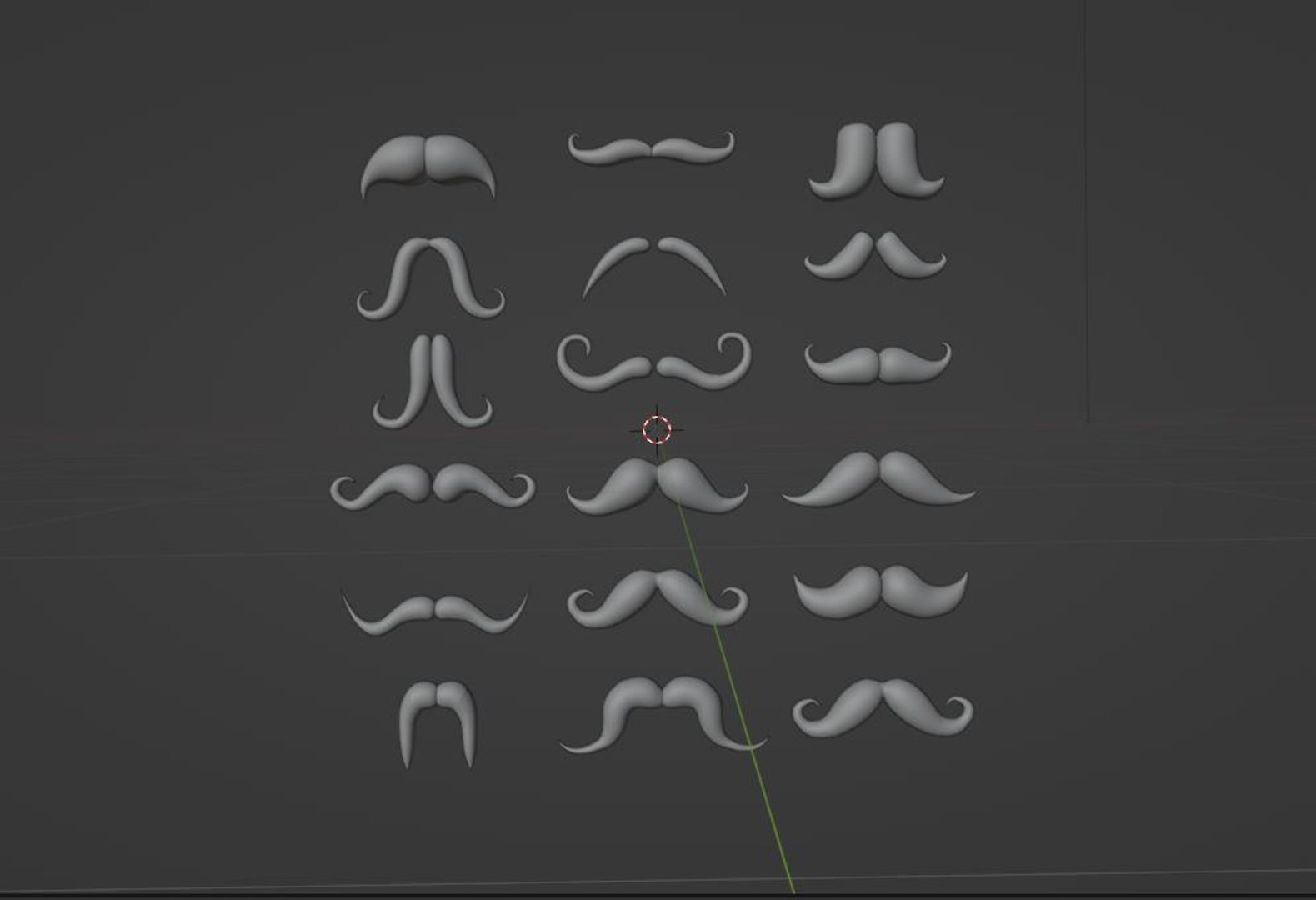 3D Moustache 3D Model Model - TurboSquid 2347951