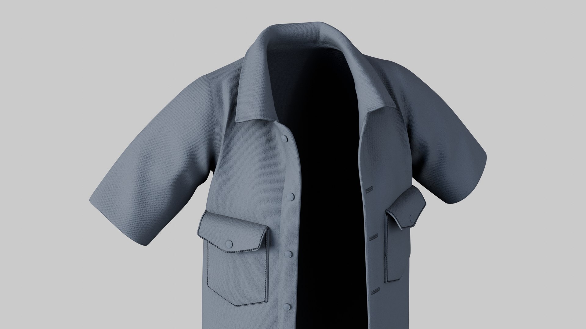 3D Female Jacket 01 Light Grey Model - TurboSquid 2418666