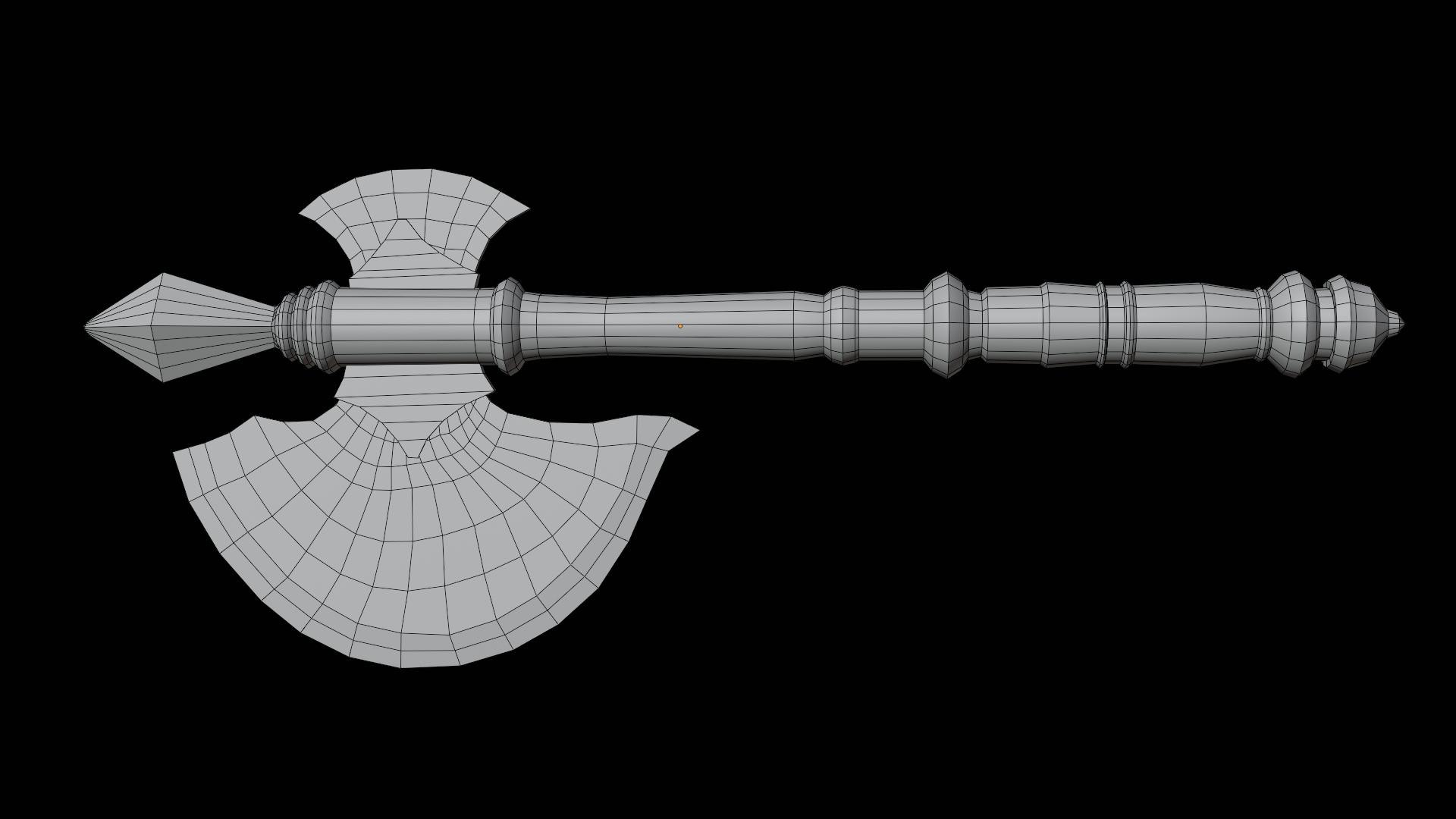 Battle Axe 3D Model - TurboSquid 2095000