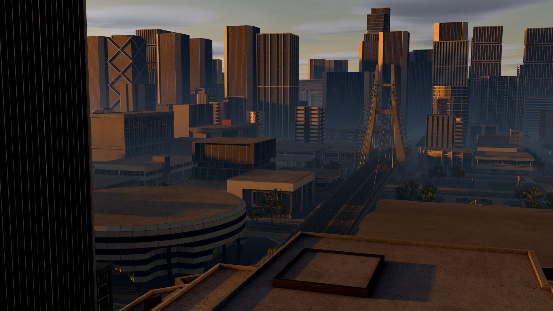 3D City - Big Low Poly Model - TurboSquid 1717897