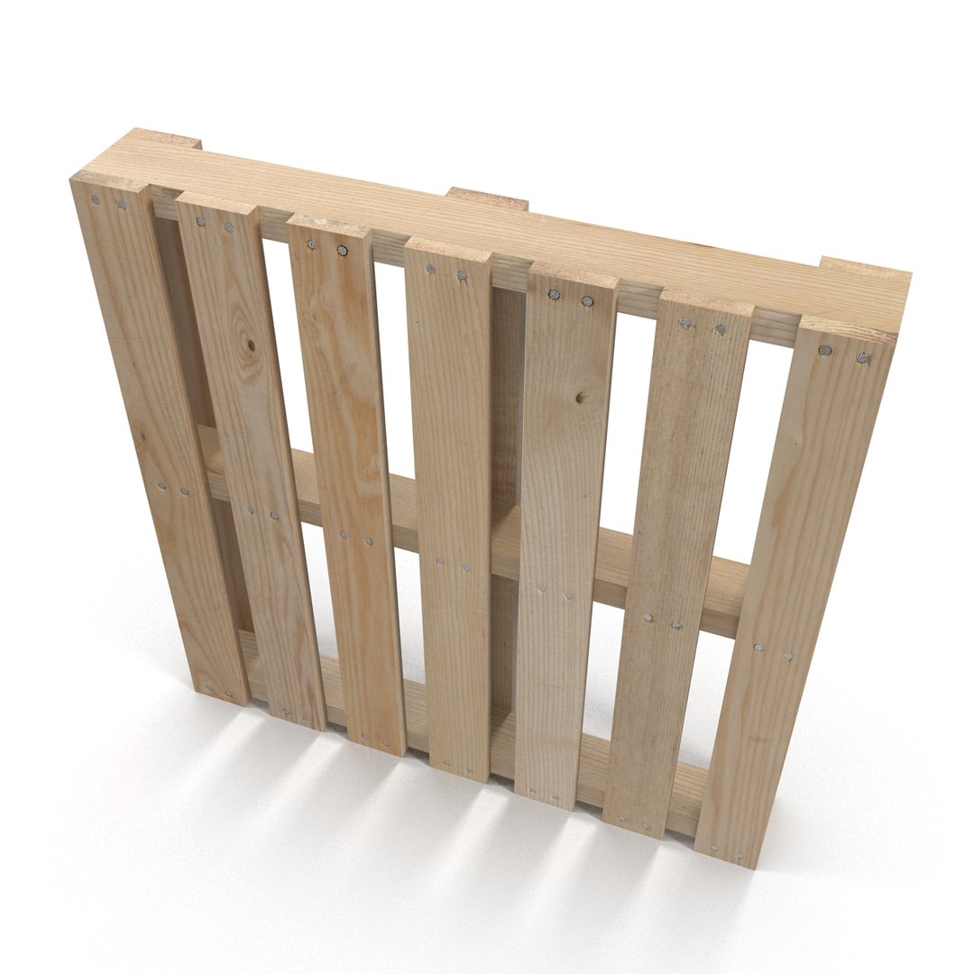 Wooden Pallet Modeled 3d 3ds