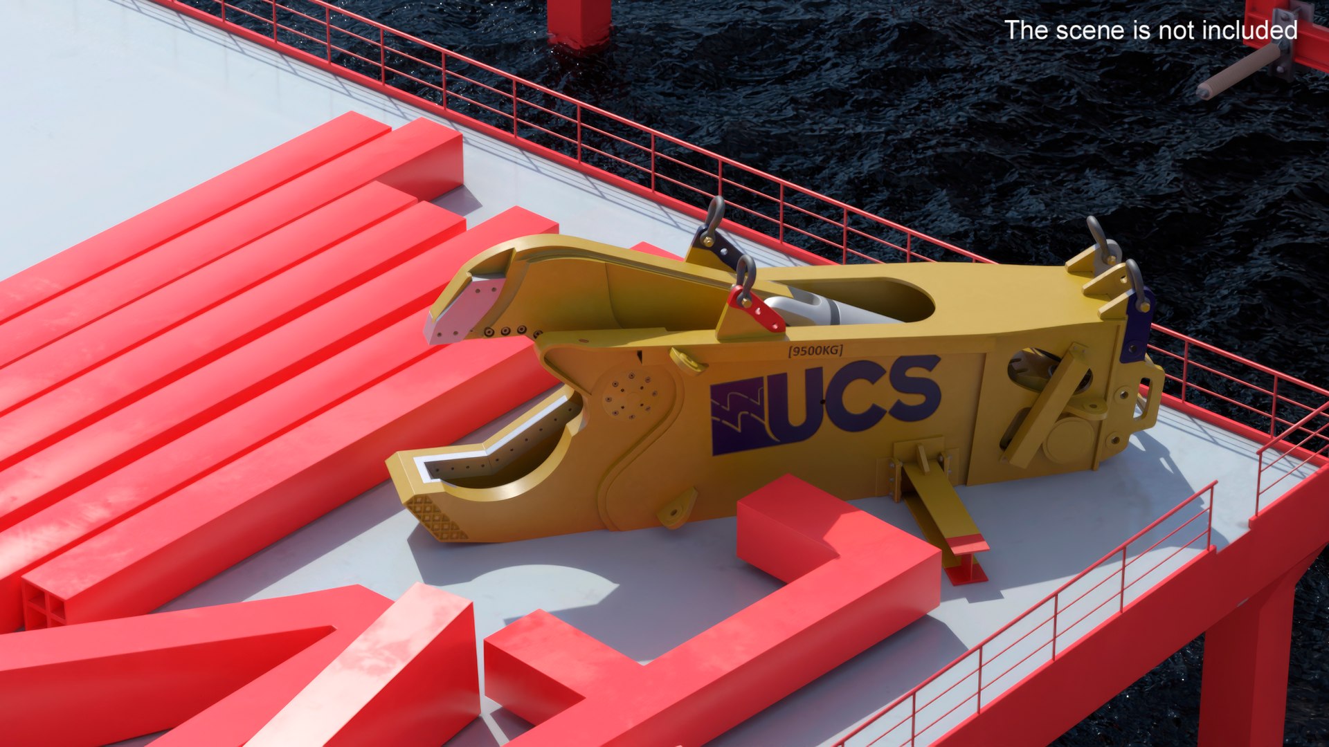 Subsea Pipe Cutting Tool Rigged 3D Model - TurboSquid 2328324