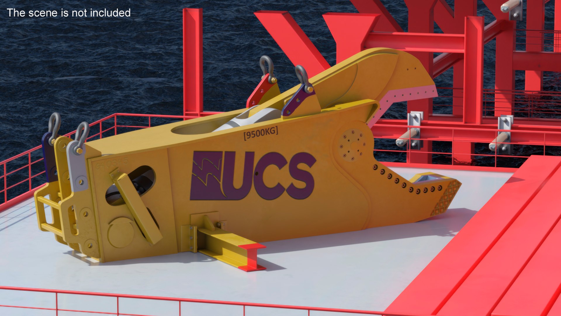 Subsea Pipe Cutting Tool Rigged 3D Model - TurboSquid 2328324