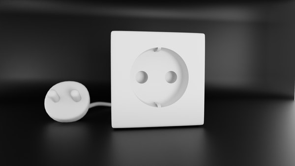 Free 3D Socket Strip Model with Plug in Studio Light model - TurboSquid ...