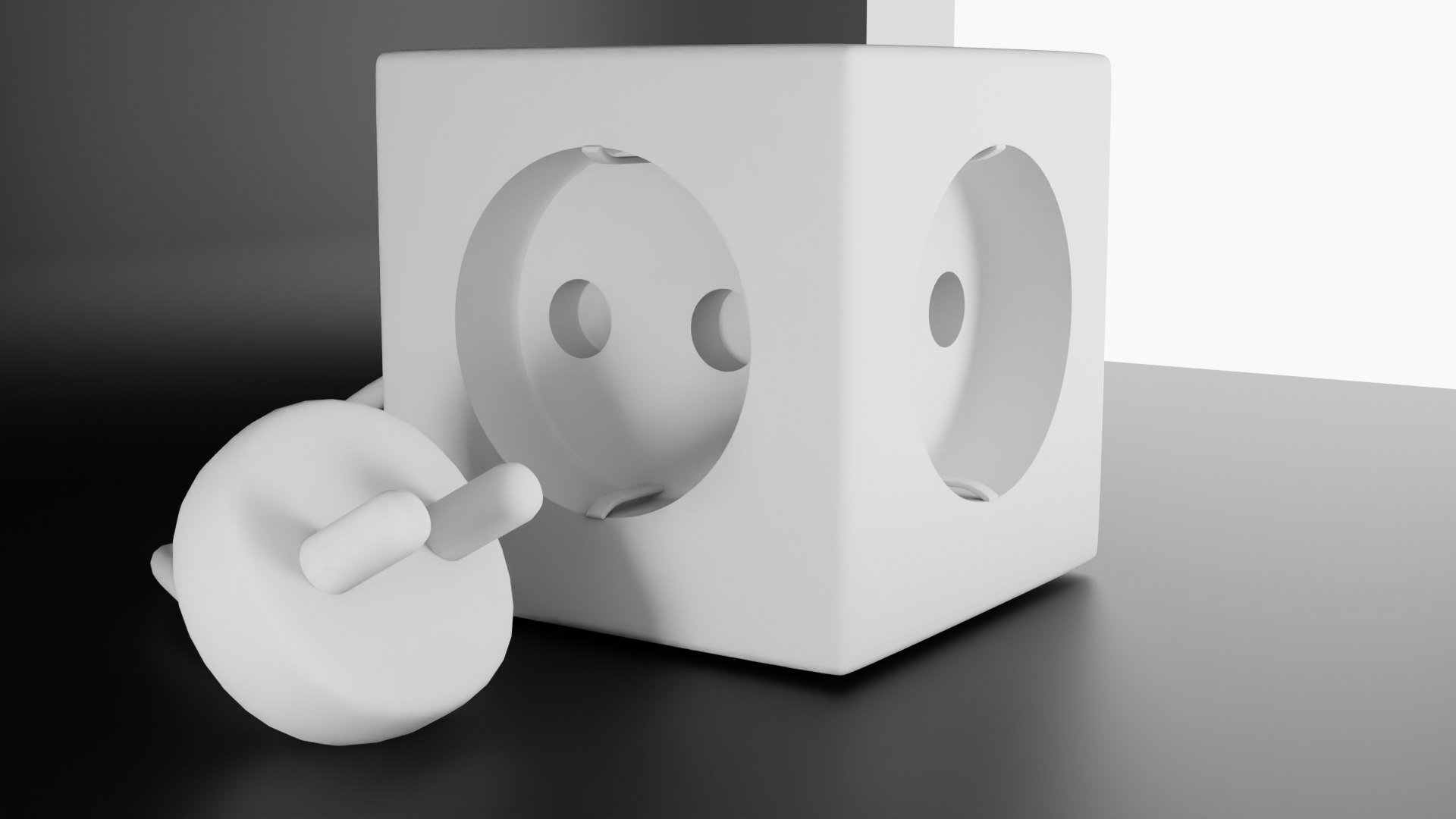 Free 3D Socket Strip Model With Plug In Studio Light Model - TurboSquid ...