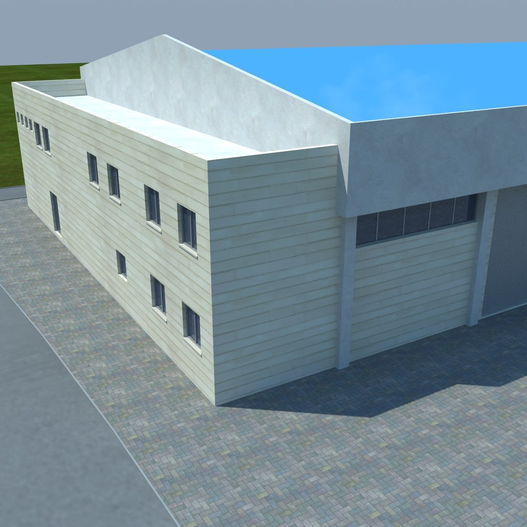 factory building 3d max
