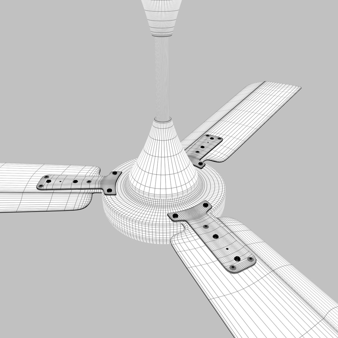 3D Ceiling Fan model - TurboSquid 2147742