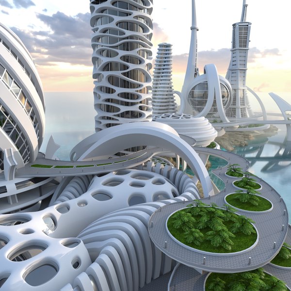 Future City 3D Models for Download | TurboSquid