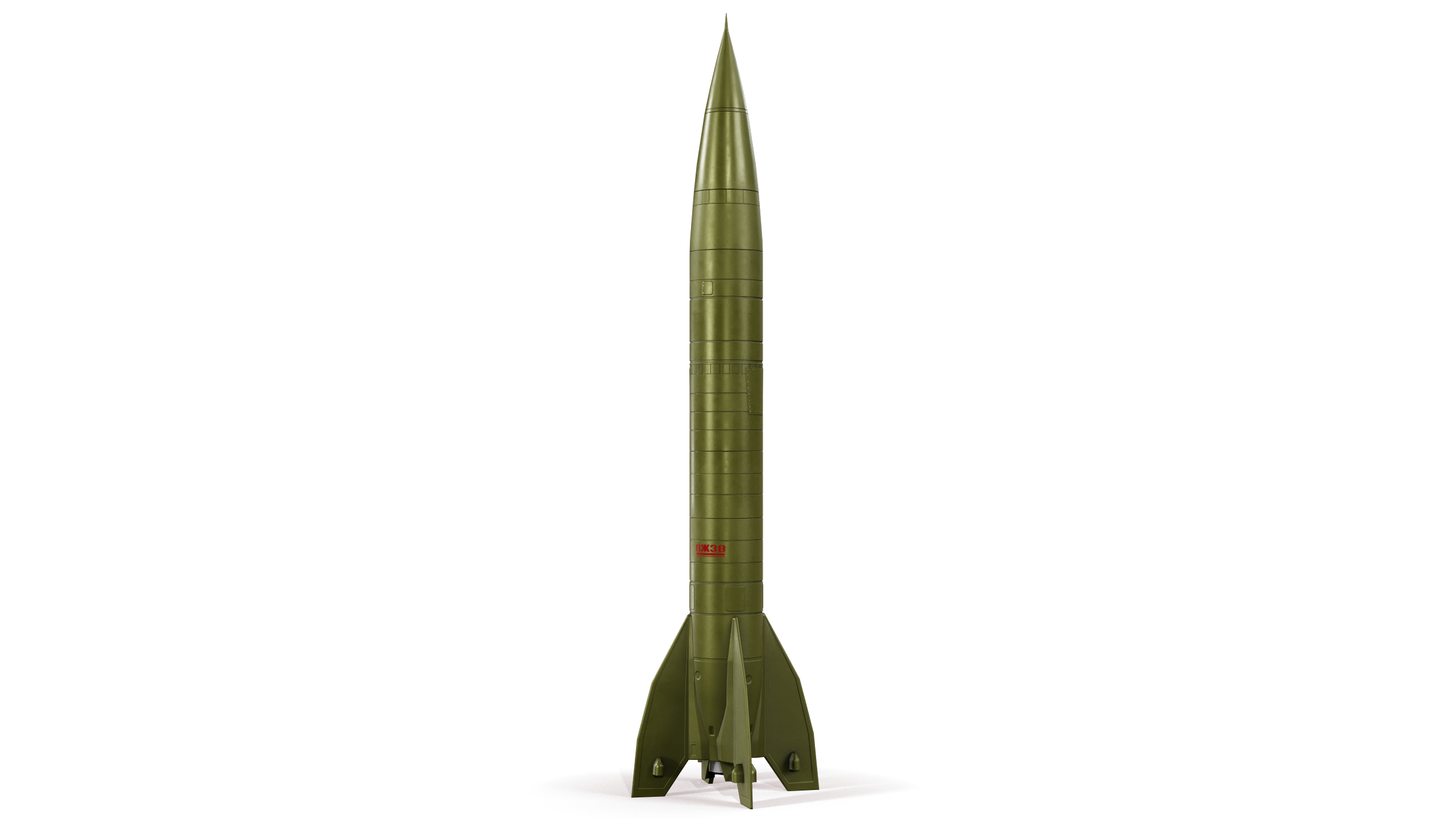 3D R-2 Ballistic Missile model - TurboSquid 1864824