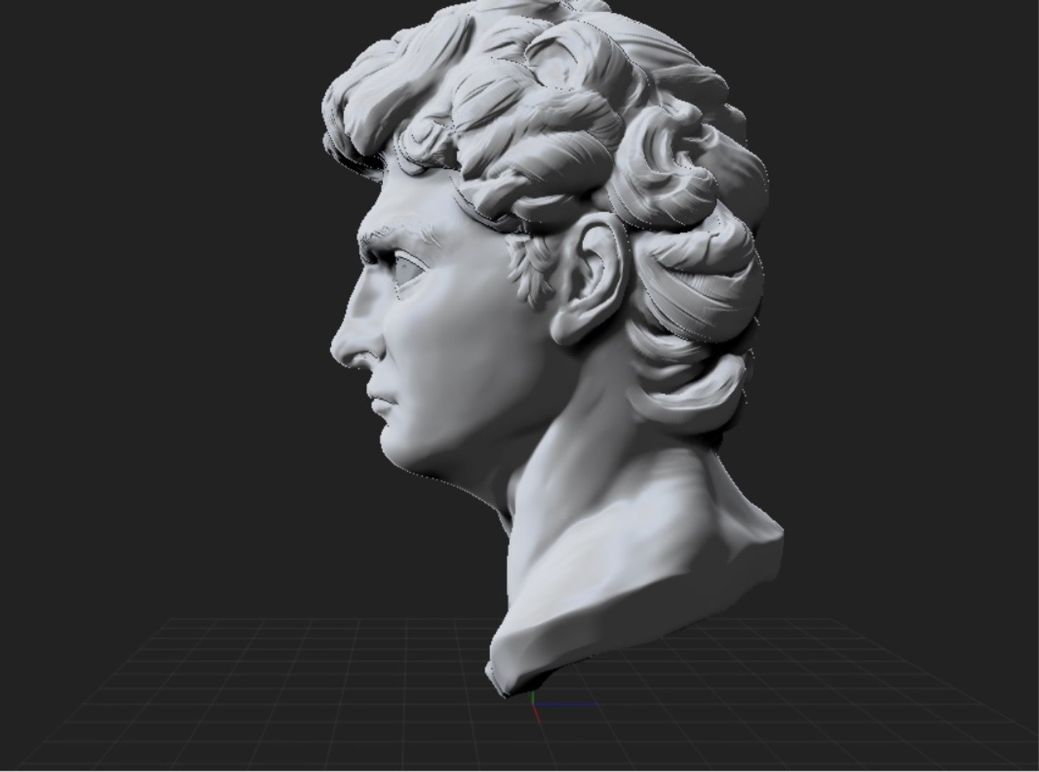 David Bust 3D - TurboSquid 1607007