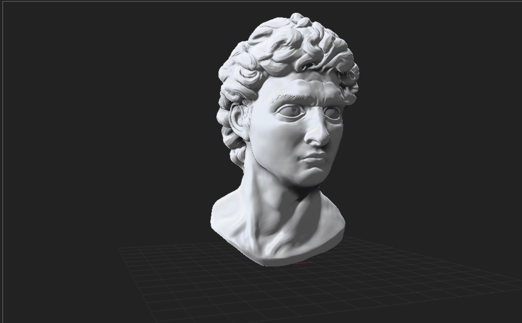 David Bust 3D - TurboSquid 1607007