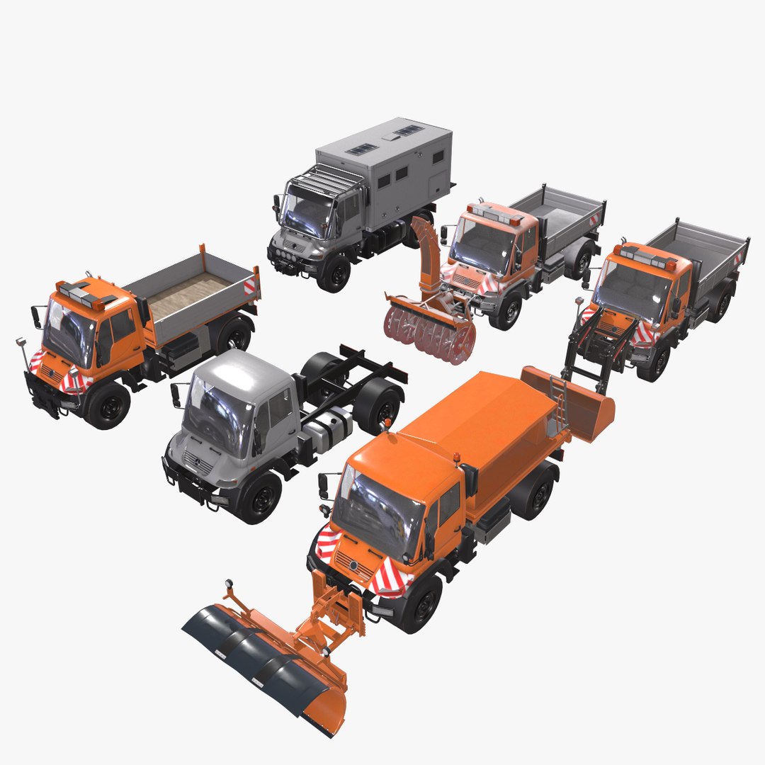 3D model Mercedes Unimog U500 Trucks Collection - TurboSquid 1950039