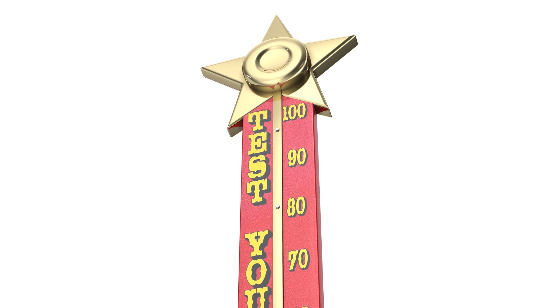 3D High Striker - Strength Test Game - TurboSquid 2337929