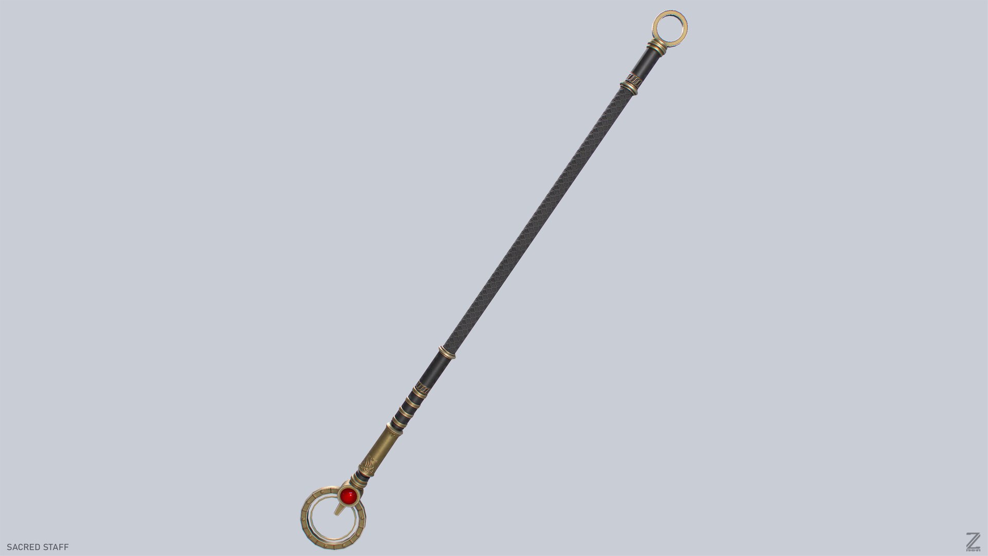Sacred Staff 3D Model - TurboSquid 2239913