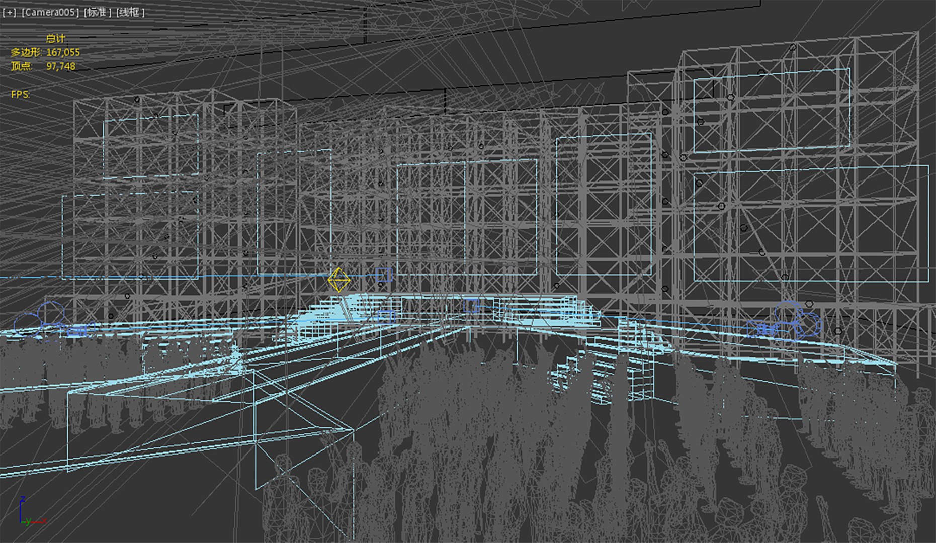 3D Model Stage Truss Meeting Hall Event T Station Show Concert ...