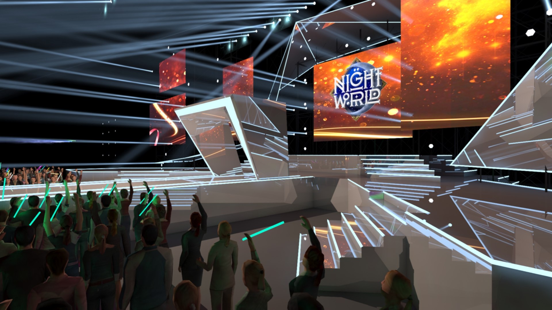 3D Model Stage Truss Meeting Hall Event T Station Show Concert ...