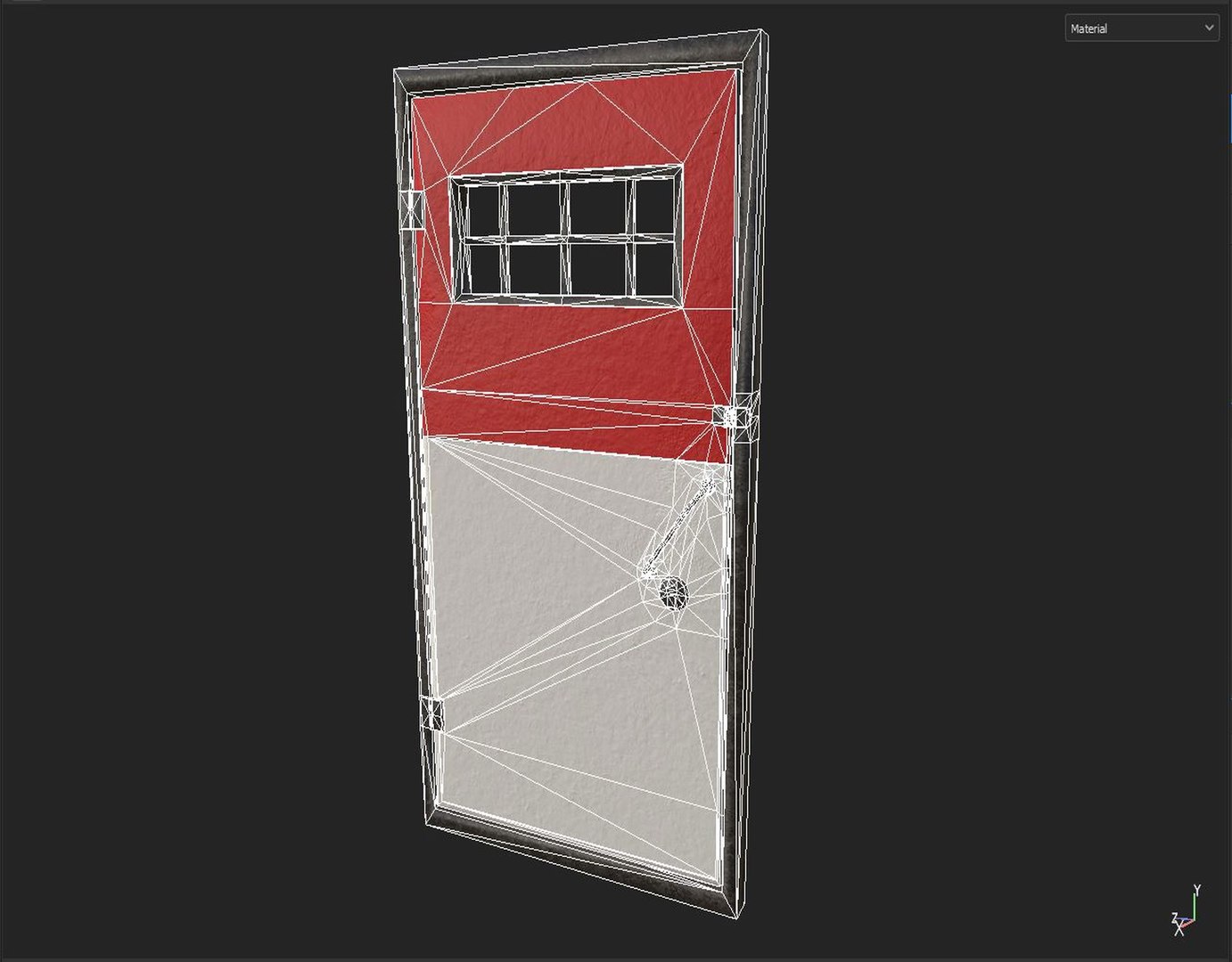 Metal Door 3D Model - TurboSquid 2249317