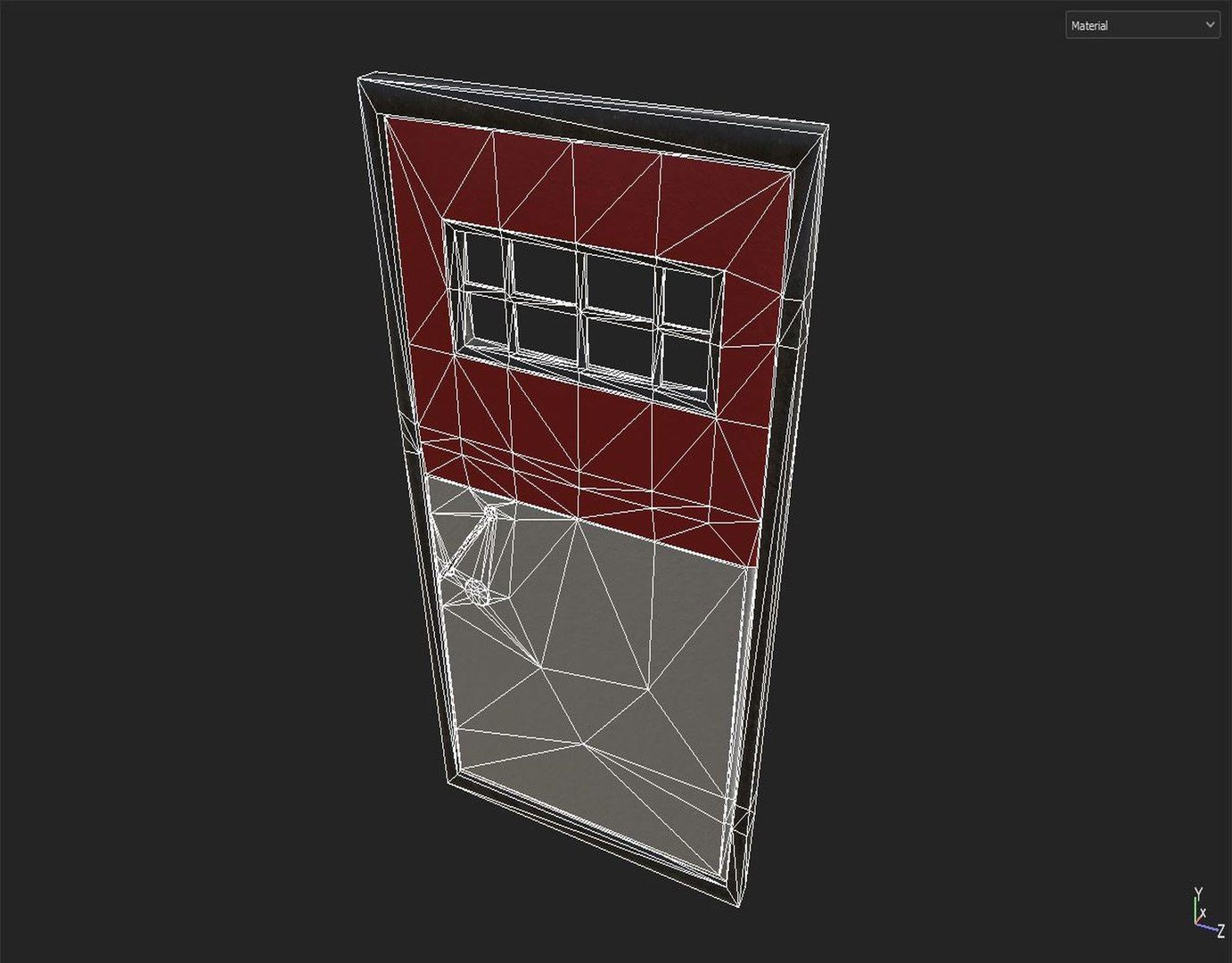 Metal Door 3D Model - TurboSquid 2249317