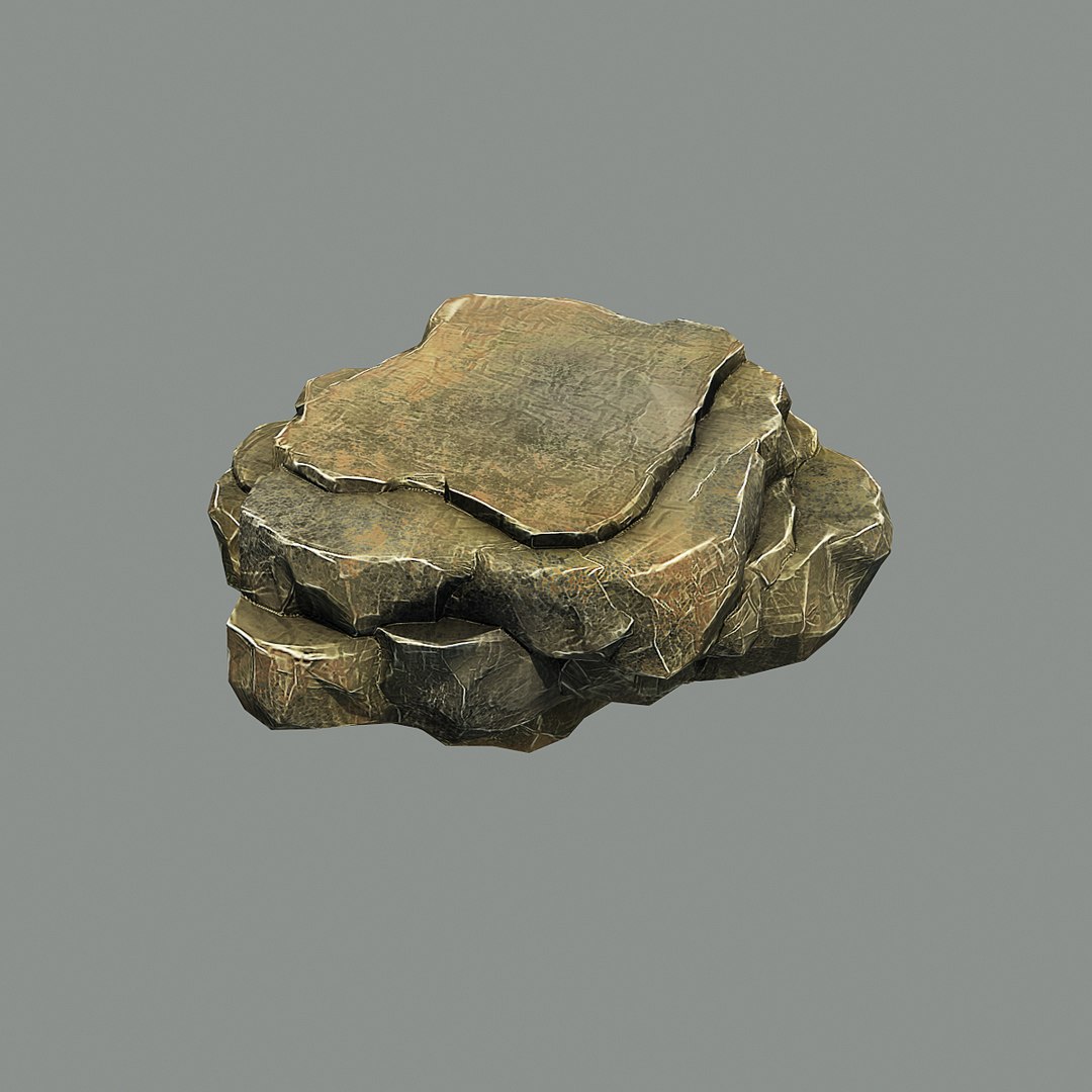 Stone Rock 3d Max