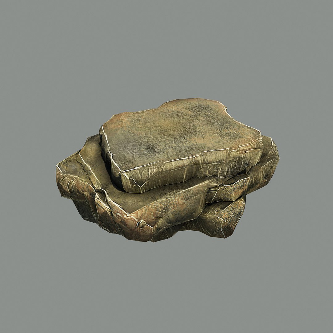 Stone Rock 3d Max