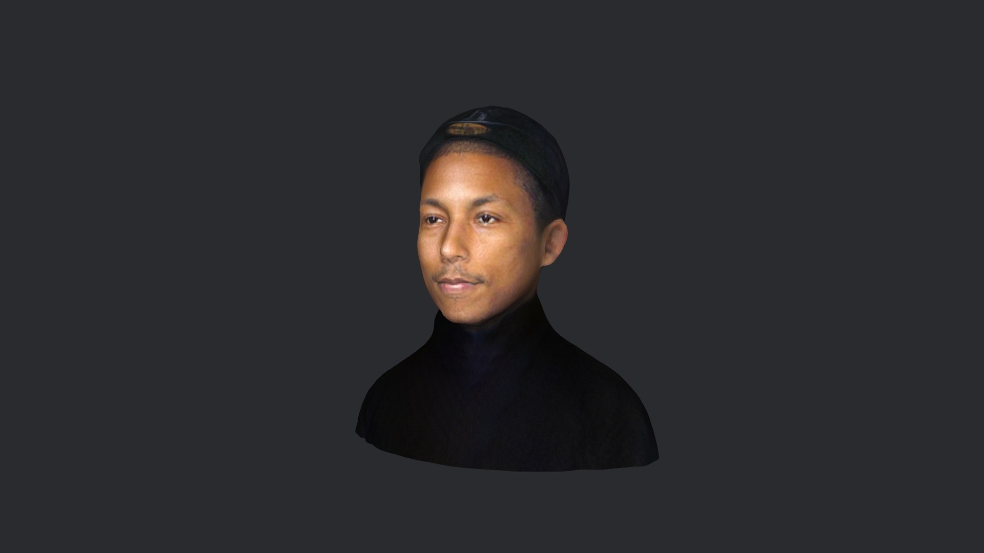 Pharrell Williams- Realistic Bust Head Ready 3d Model 3D - TurboSquid ...