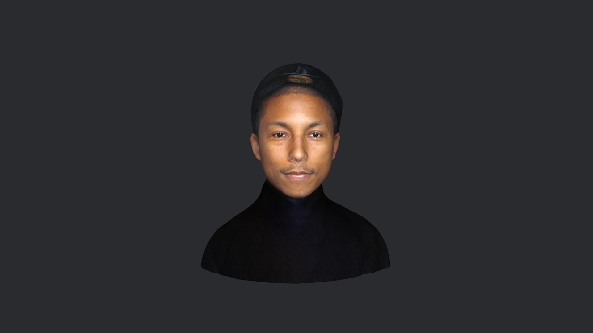 Pharrell Williams- Realistic Bust Head Ready 3d Model 3D - TurboSquid ...