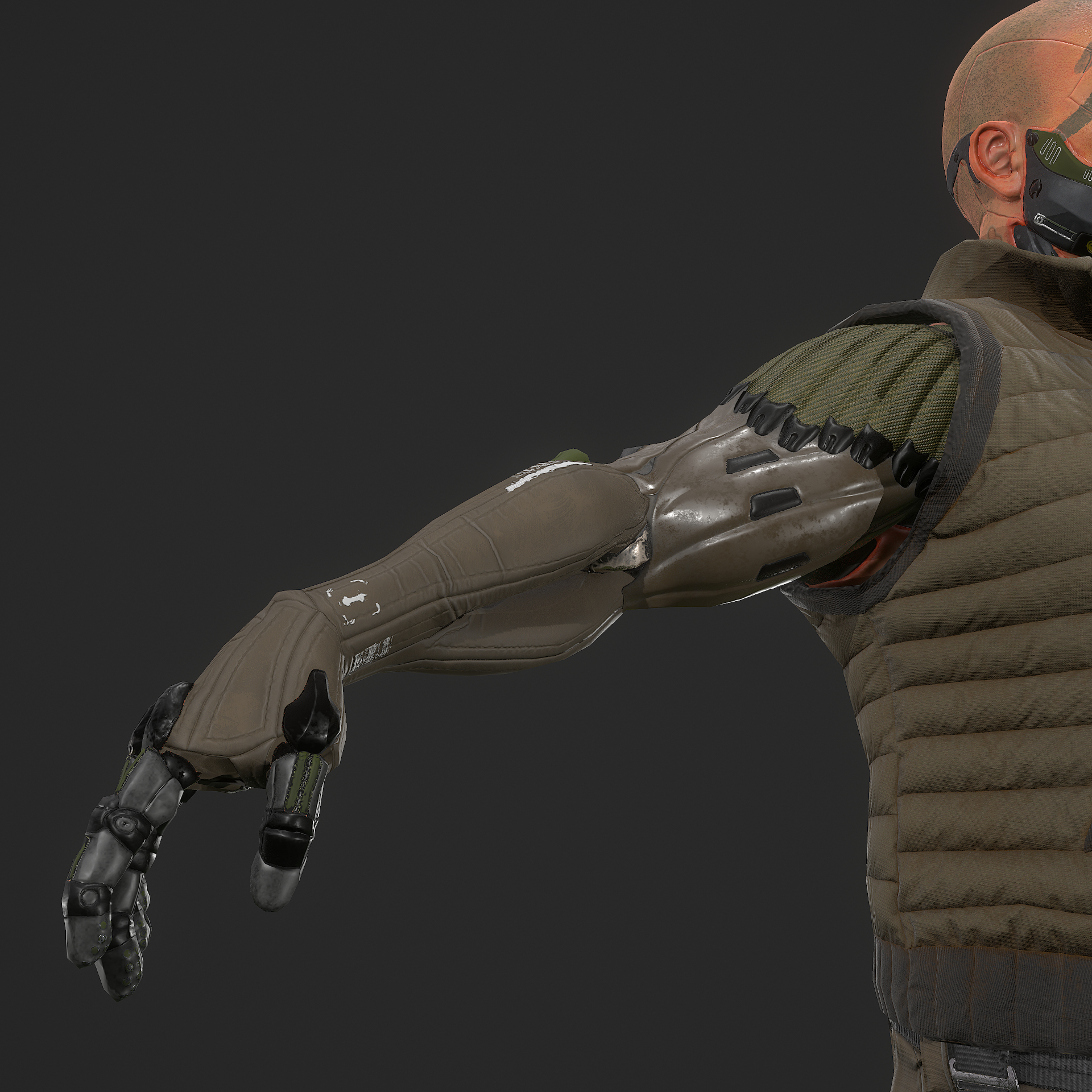 3D model sci-fi soldier - TurboSquid 1596993