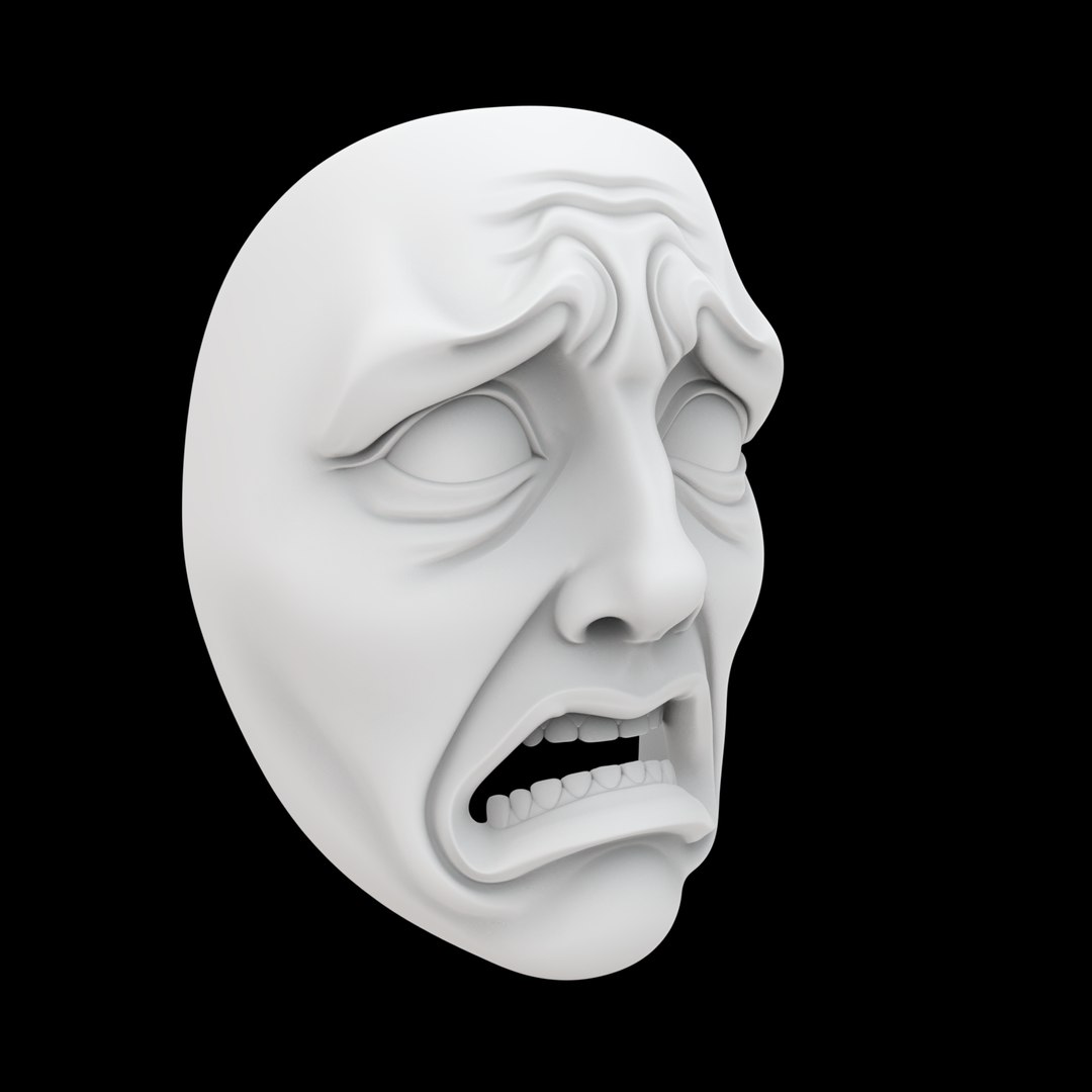 3D-Druckmodell einer Verachtungsmaske 3D-Modell - TurboSquid 2485236