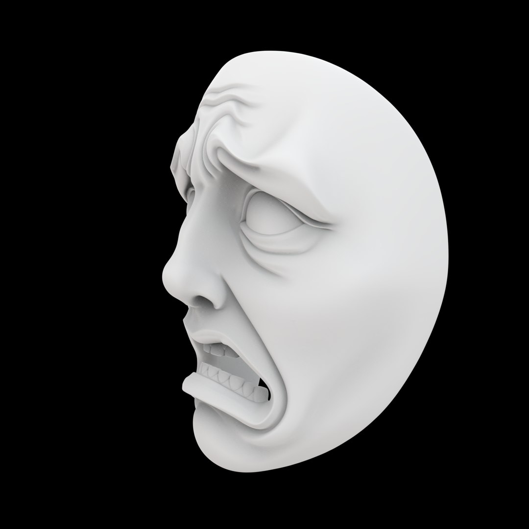 3D Model Contempt Mask 3D Print Model - TurboSquid 2485236