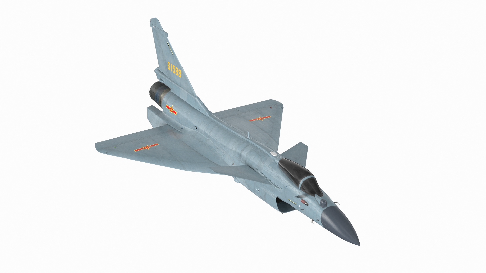 3D Chengdu J10 B Exterior Only Model - TurboSquid 1743999