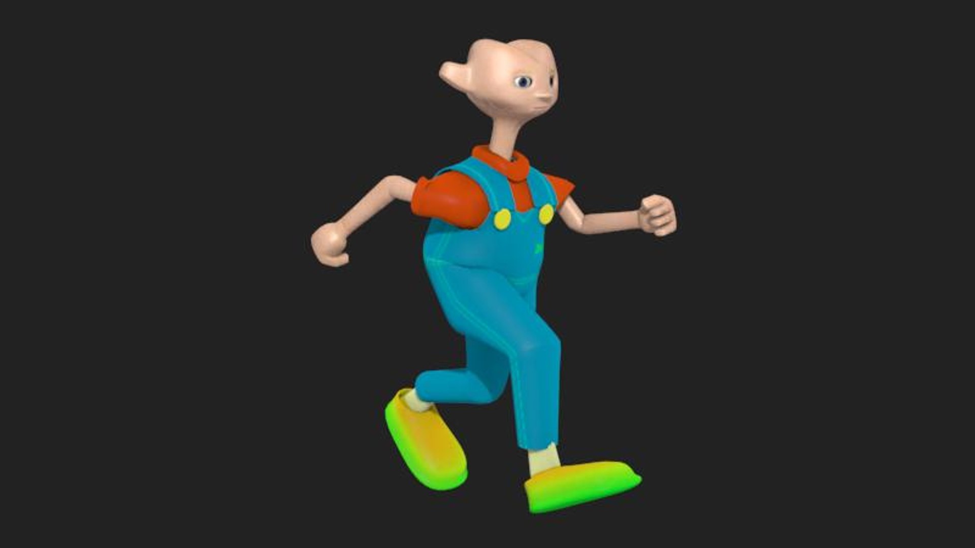 Cartoon Alien Model - TurboSquid 1715607