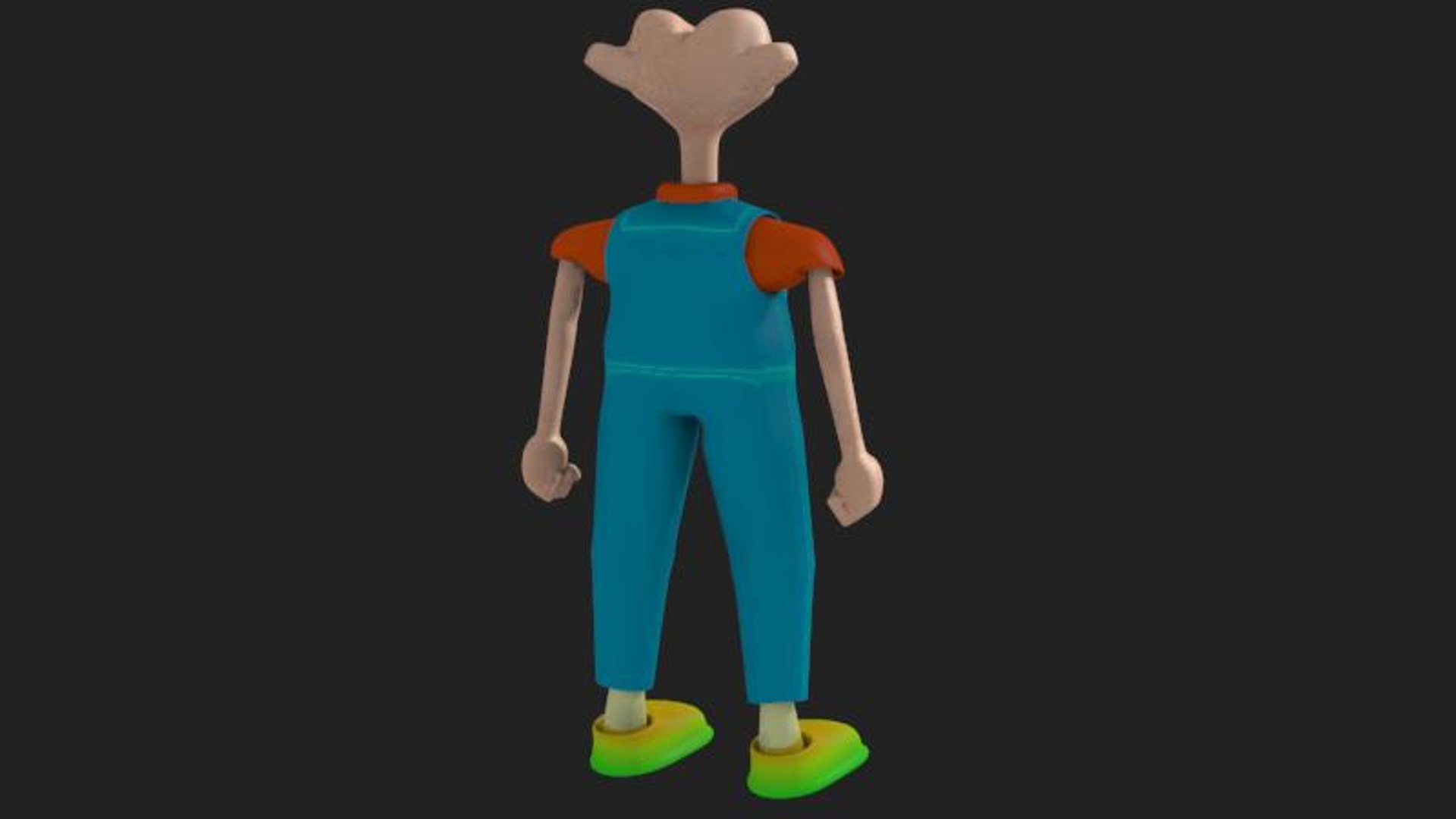 Cartoon Alien Model - TurboSquid 1715607